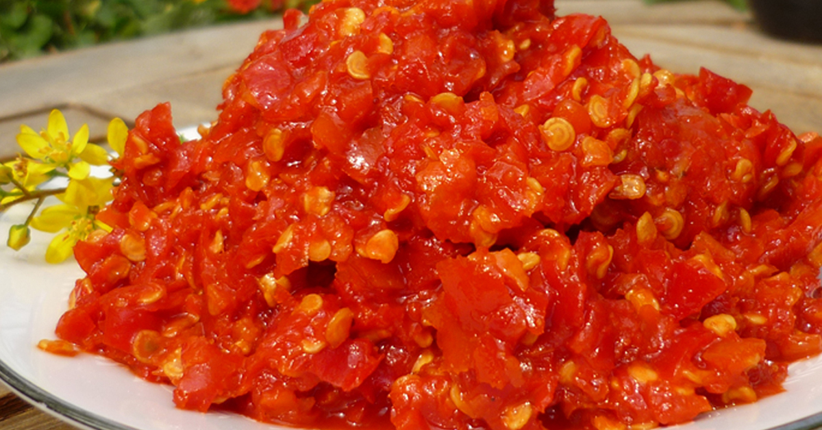 Tương ớt Mường Khương - Cay nồng khó quên * Du lịch TNBTravel